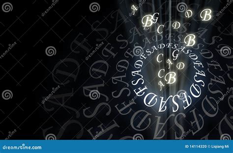 Letters Clock Stock Illustration Illustration Of Background 14114320