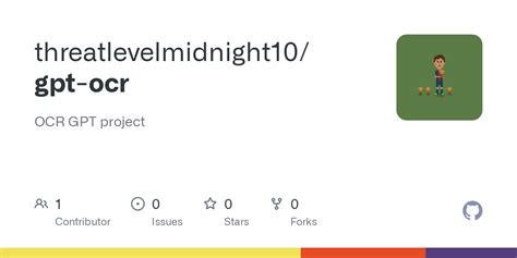 GitHub Threatlevelmidnight10 Gpt Ocr OCR GPT Project
