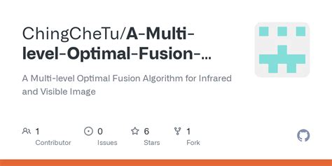 A Multi Level Optimal Fusion Algorithm For Infrared And Visible Image