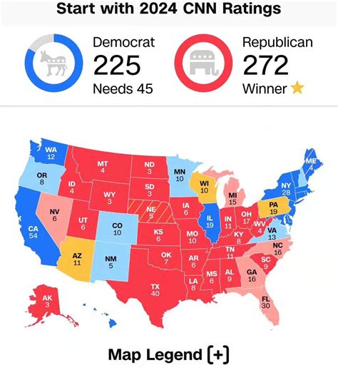 Cnn Releases First Electoral College Projection For 2024 Election By