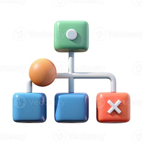 Beautiful Classic Decision Making Process Chart Flowchart Isolated Genuine 57555991 Png