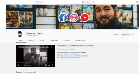Cinesmero Quién Es Hugo Lezama De Qué Trata Su Canal En Youtube Y Por