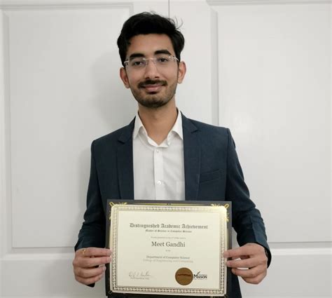 Meet Gandhi On Linkedin Distinguishedacademicachievement
