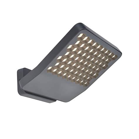 Lutec Atlantis Led 14w 4000k 2000lm Ip54 Dark Grey Floodlight