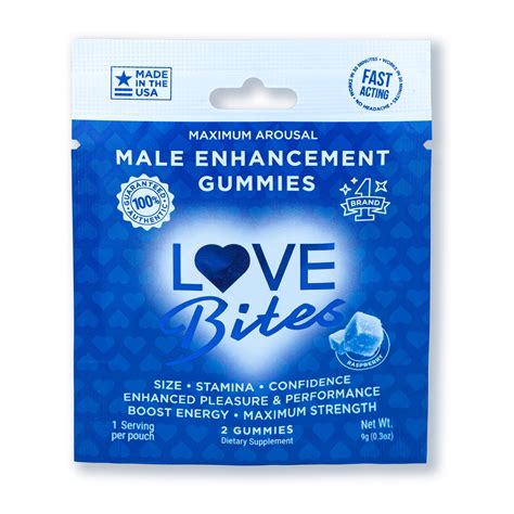 Love Bites Sexual Enhancement Gummies Male Female Green Planet