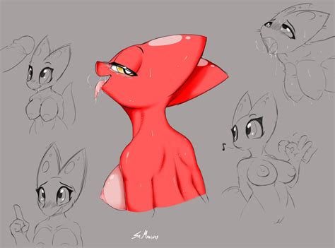 Rule 34 Anthro Big Breasts Blush Bodily Fluids Breasts Disembodied Penis Drooling Female Firia