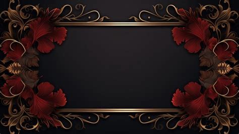 Classic Background Ornamental Frame Premium Ai Generated Image