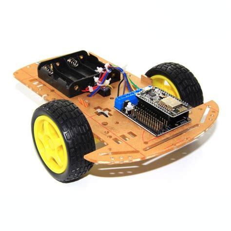 Geekcrei 2wd L293d Wifi Smart Robot Coche Con Kit Nodemcu Shield Para