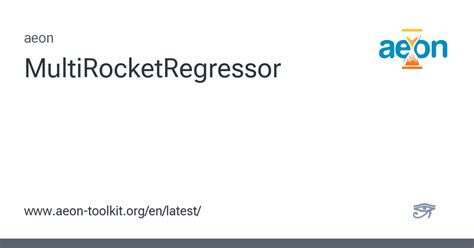 Multirocketregressor Aeon 120 Documentation