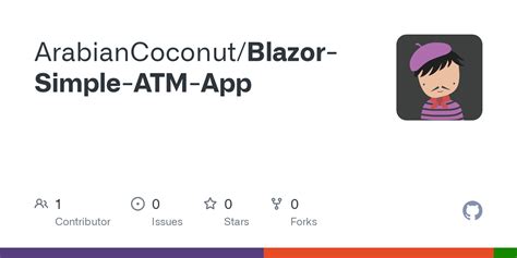 Github Arabiancoconutblazor Simple Atm App