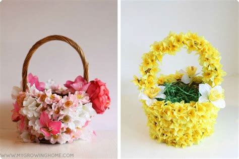 Χειροτεχνίες Πασχαλινά Καλαθάκια Easter Diy Diy Easter Decorations Easter Baskets