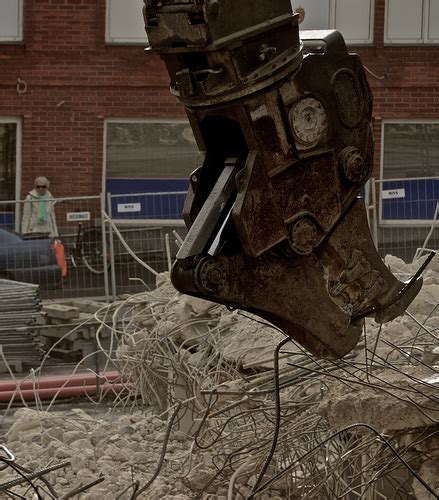 Workers In Front Of Tunnel Boring Machine
