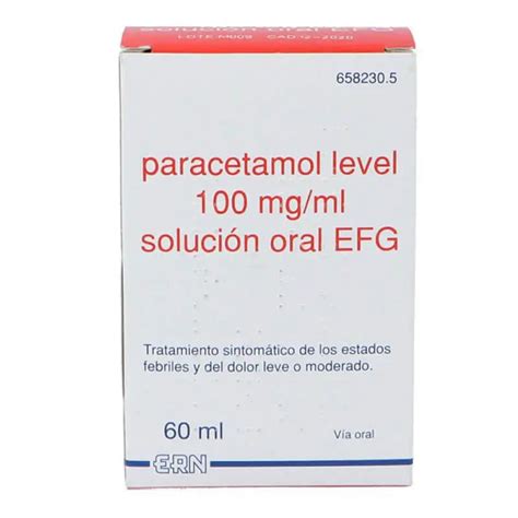 Paracetamol Level 100 Mg Ml Oral Solution 60 Ml Farmaciasdirect