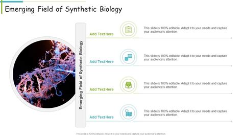 Emerging Field Of Synthetic Biology In Powerpoint And Google Slides CPP PPT Presentation