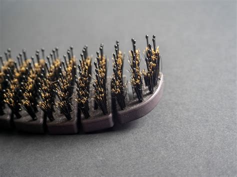 Premium Photo Professional Massage Brush Closeup