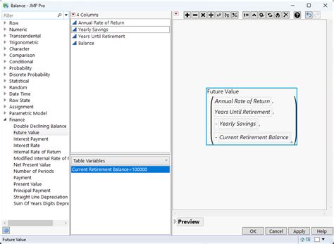 Using Jmp As A Time Value Of Money Calculator Jmp User Community