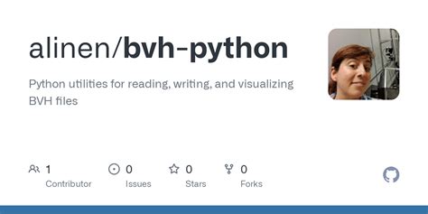 Github Alinenbvh Python Python Utilities For Reading Writing And Visualizing Bvh Files