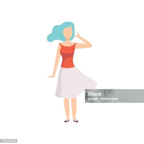 젊은 여자 보여주는 전화 나 손 제스처 내 번호로 전화 전화 해 흰색 배경에 다시 익명 소녀 캐릭터 몸짓 벡터 일러스트 레이 션