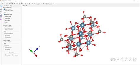 简单的晶体结构可视化软件vesta 知乎