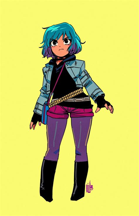 Ramona Flowers Scott Pilgrim Drawn By Davidliu Danbooru