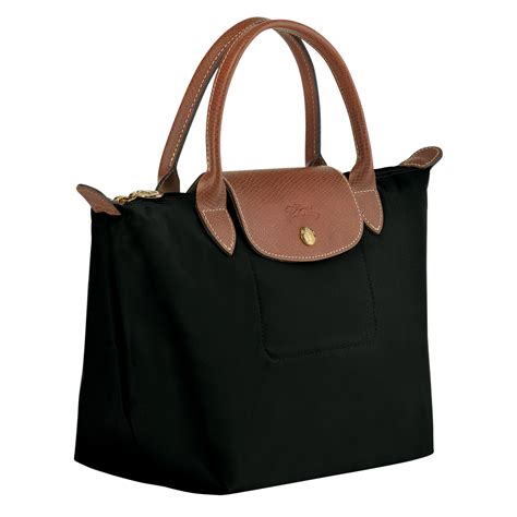 Le Pliage Original S Handbag Black Recycled Canvas Longchamp Us