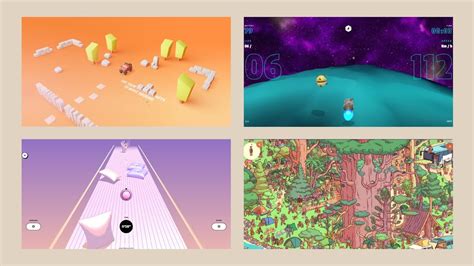 Creative Game Website Using Webgl Threejs Cool And Fun Website