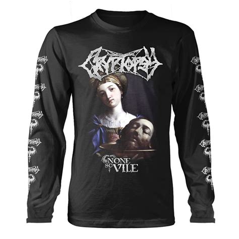 Cryptopsy None So Vile Black Long Sleeve Shirt Eyesore Merch