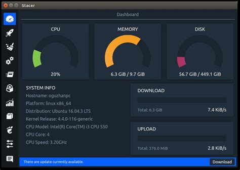 Stacer System Optimizer And Monitoring Tool LinuxLinks