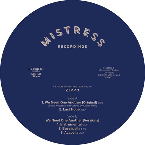 Mistress 17 Z I P P O Mistress Recordings