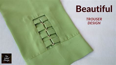 Easy Way To Make Beautiful Trouser Design Your Favorite Designer YouTube