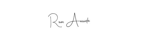 79 Ram Ananth Name Signature Style Ideas Exclusive E Signature