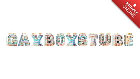 Gaybabestube Birthday Cake Alphabet Font Text Effect Generator