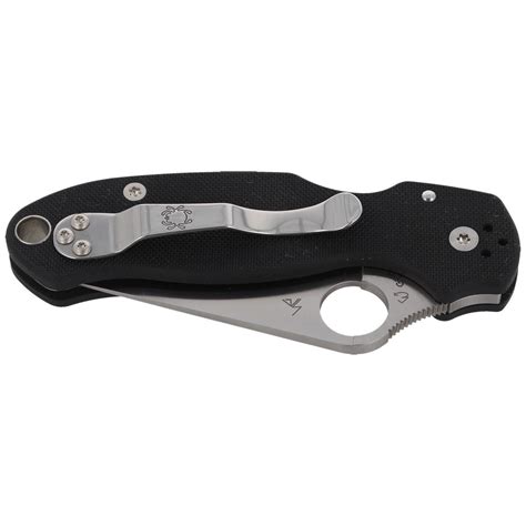Spyderco Para 3 G 10 Black Combinationedge Knife C223gps Knivesmania ⚔️