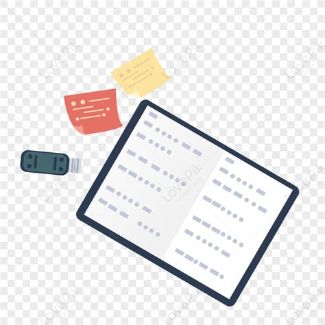 사무 용품 Png 일러스트 무료 다운로드 Lovepik