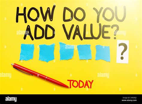 Text Caption Presenting How Do You Add Value Question Internet Concept