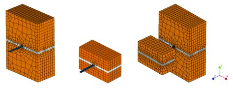 Three Numerical Models Prepared To Simulate The Experimental Tests
