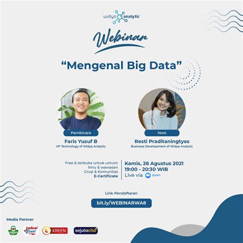 Webinar Mengenal Big Data Jadwal Event Info Pameran Acara Promo Terbaru