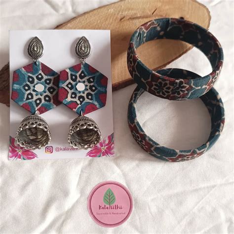 Dispatched These Upcycled Beauties Last Week 🧿 Each Piece Of Fabric Jewellery Is Handcrafted