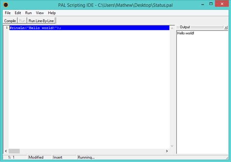Pal Scripting Lesson 1 Hello World Spacial Technical And Sales Support