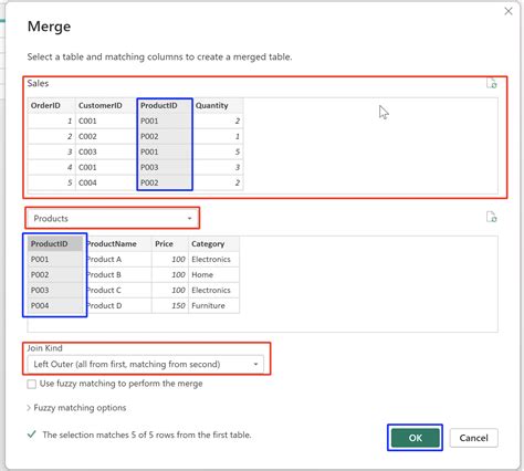 So Sánh Tính Năng Merge Và Append Queries Trong Power Query