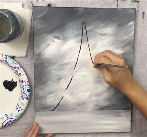 How To Paint An Eiffel Tower Tracie Kiernan Step By Step Painting