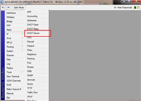 Konfigurasi Dhcp Server Pada Mikrotik Router Os ~ Das Sein Das Sollen