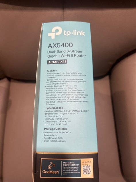 TP Link AX5400 Wifi6 Dual Band Router Computers Tech Parts Accessories Networking On