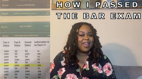 How I Passed The Bar Exam On The First Try Must Watch Youtube