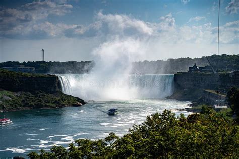 View Of Niagara Falls From The Canadian Side Editorial Photography