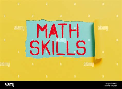 Conceptual Caption Math Skills Word For Starting To Learn How To Count Numbers Add Divide Use