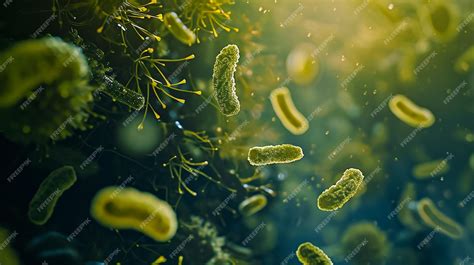 Premium Photo Mycobacterium Cholerae Under Microscope 3d Visualization