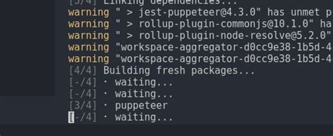 Yarn Install Never Finished · Issue 3028 · Yarnpkgyarn · Github