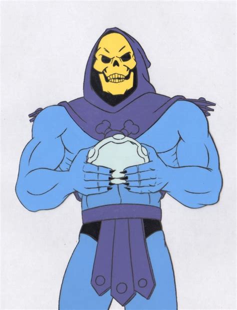 He Man Masters Of The Universe Skeletor Production Animation Art Cel