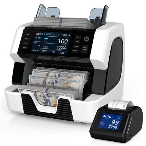 Ponnor Money Counter Machine Mixed Denominationvalue Counting Multi